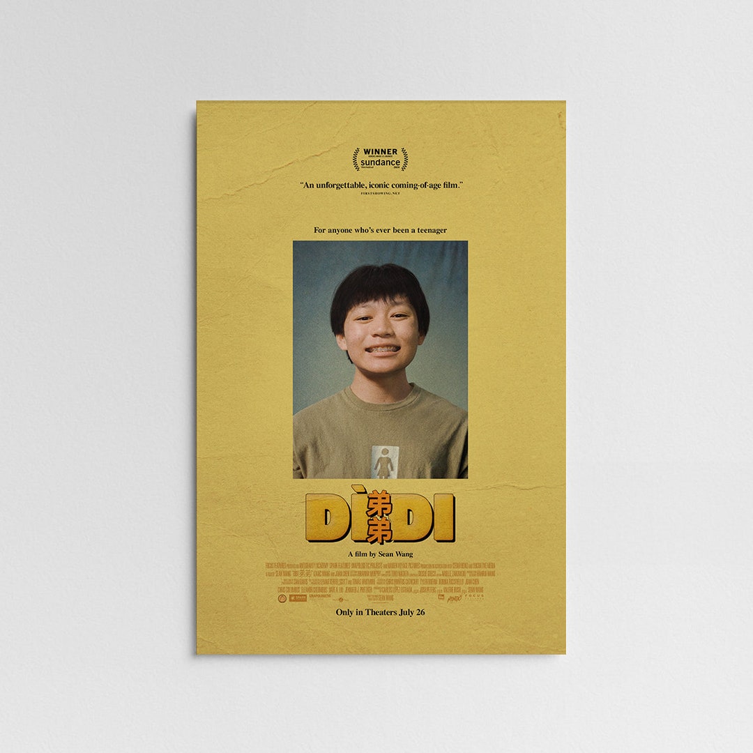 Dìdi Movie Poster, Wall Art Decor, Print Wall Art Gift, Home Decor, No ...