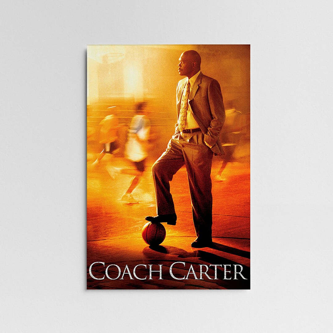 Coach Carter Movie Poster, Wall Art Decor, Print Wall Art Gift, Home ...