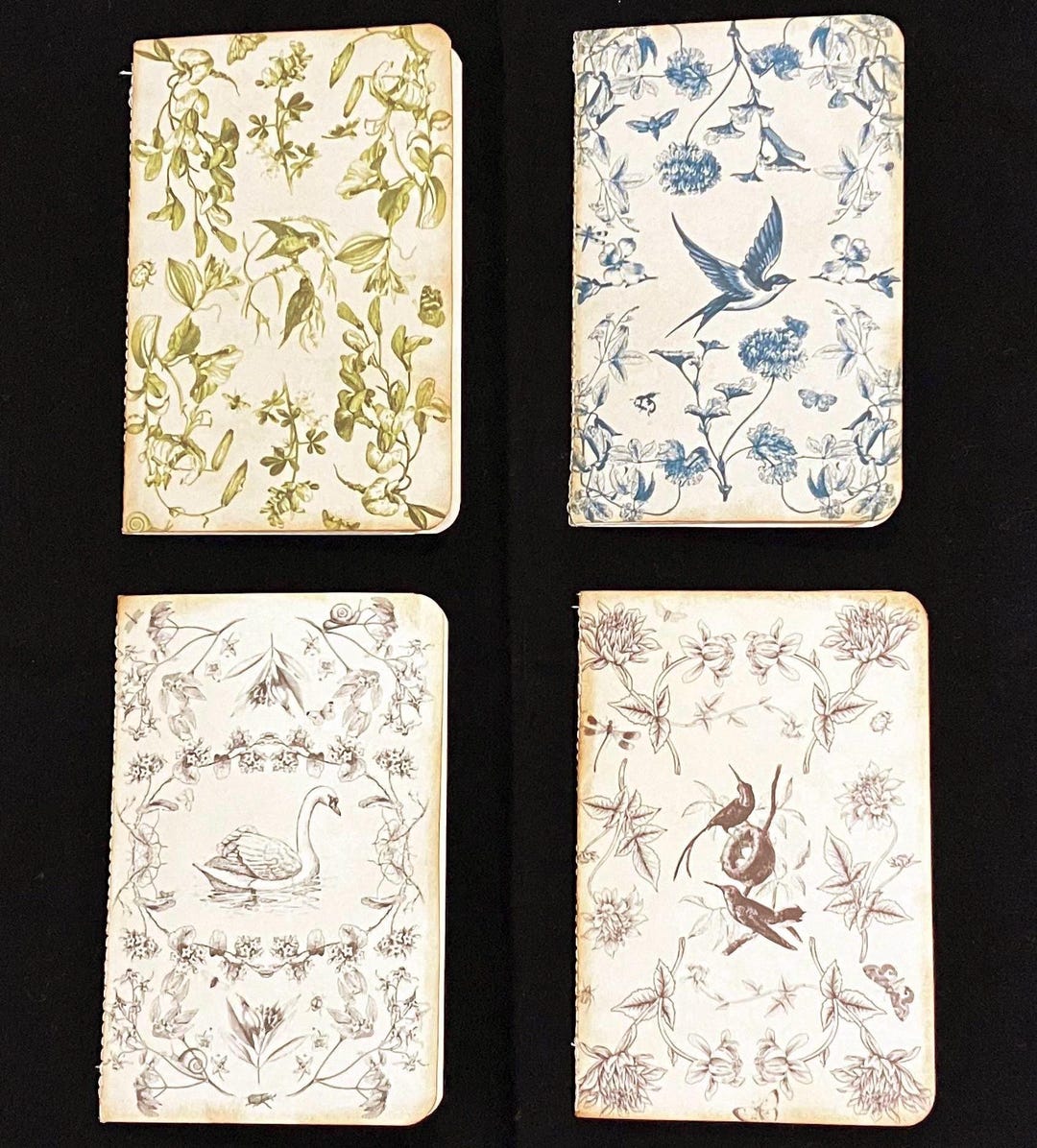 Elements of Nature Pocket Notebooks: Tea-dyed Mini Journals, Set of 4 ...