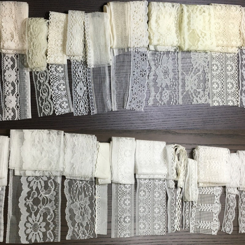 Lace Assortment Scraps - Etsy