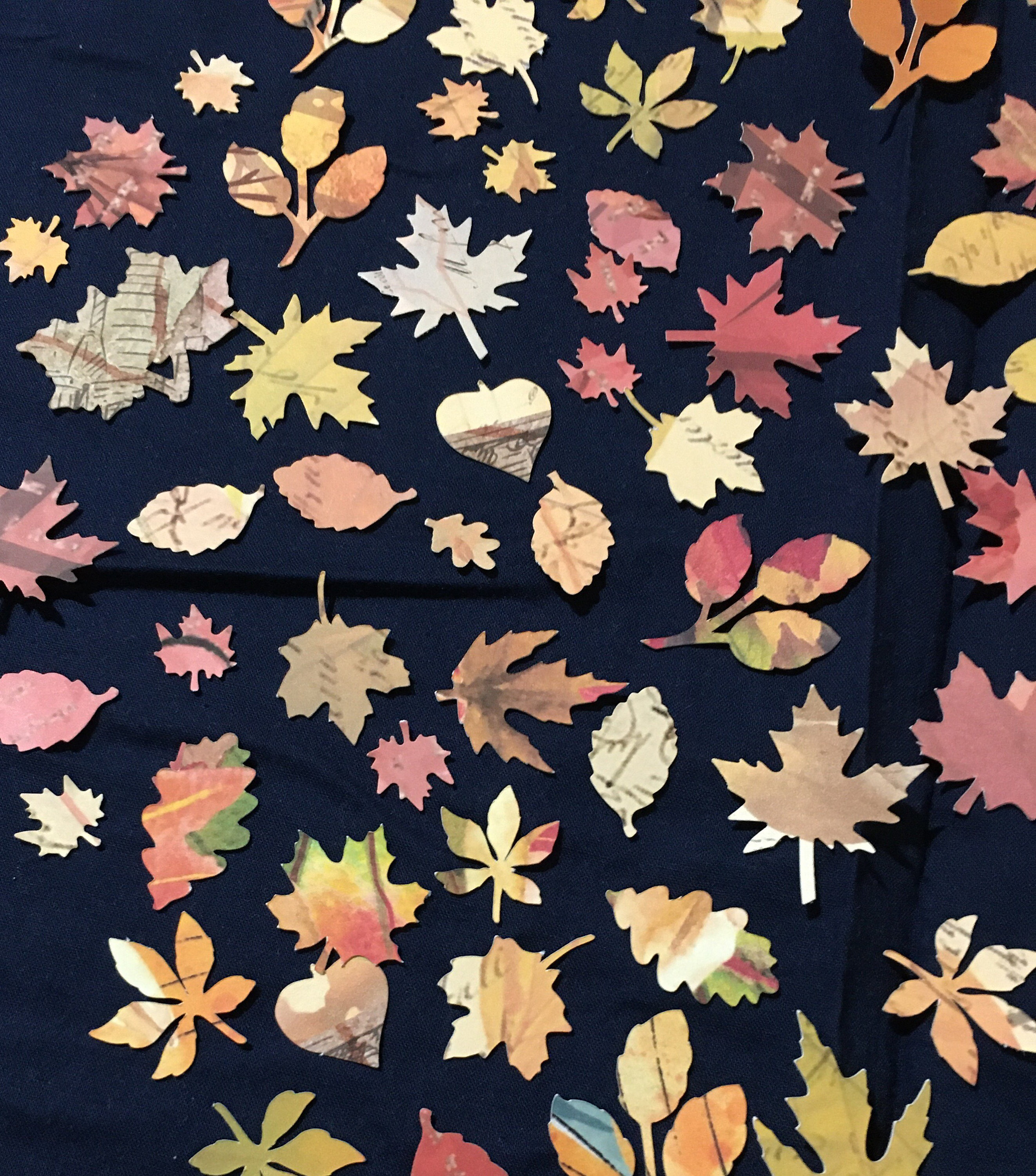 25 or 50 Fall Leaf Cutouts. Autumn Leaves Small Leaf Cutouts. - Etsy