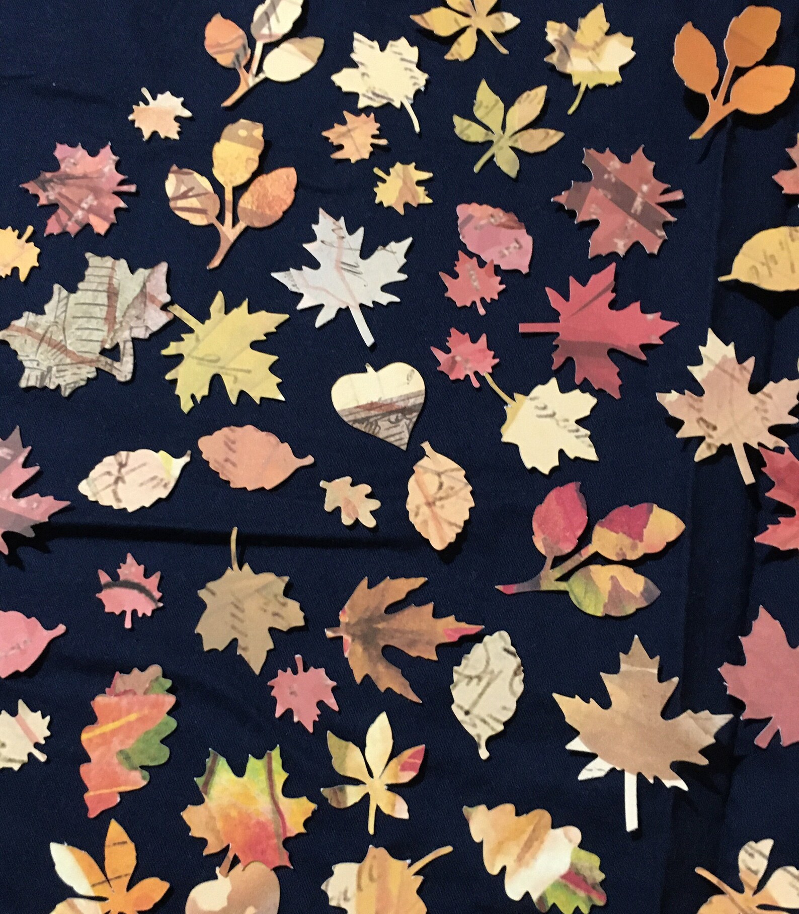 25 or 50 Fall Leaf Cutouts. Autumn Leaves Small Leaf Cutouts. - Etsy