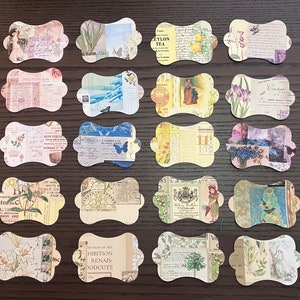 Olla Podrida Collage Tabs, Labels or Stamp Cuts - Etsy