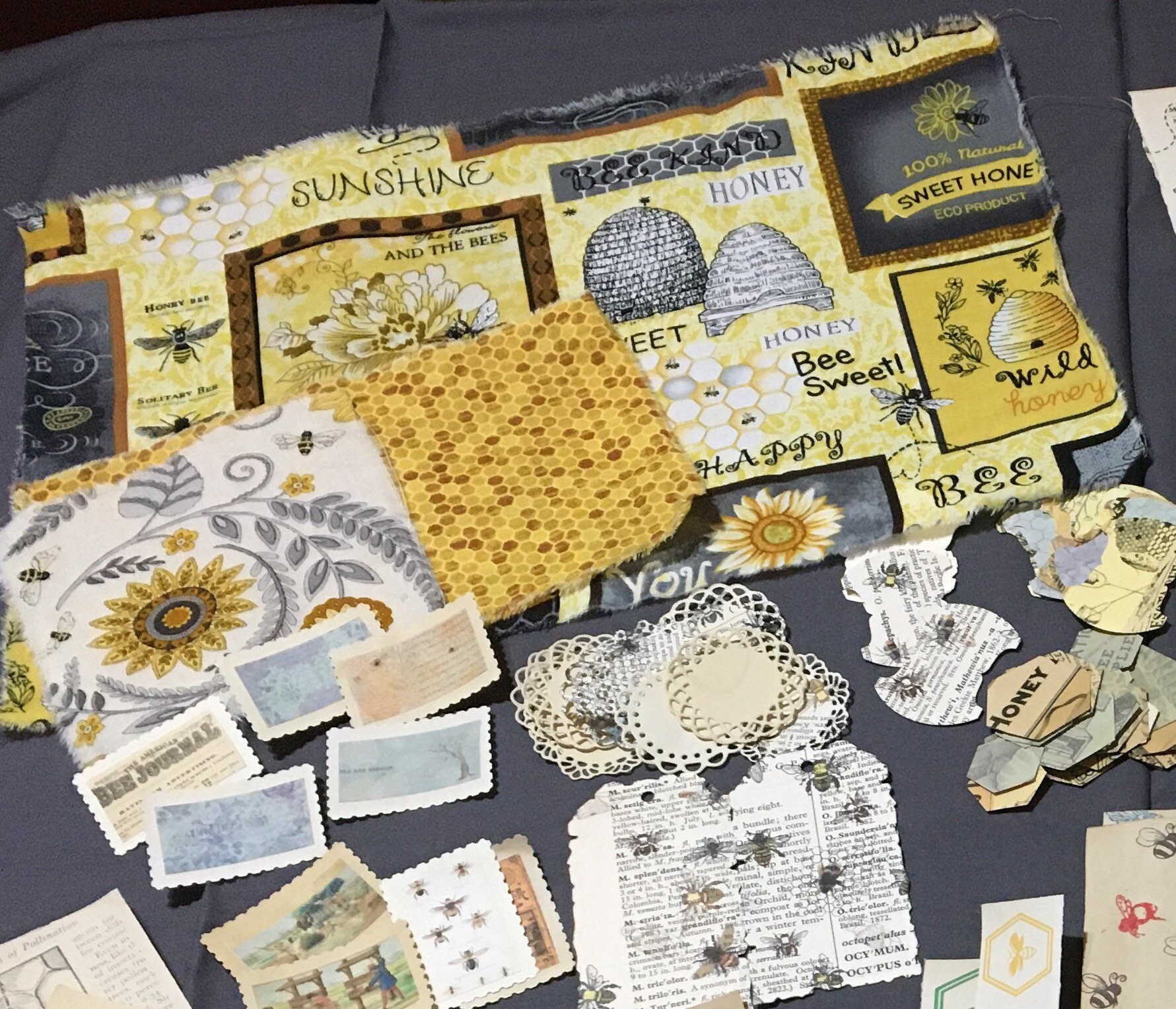 Vintage Bee Ephemera Bundle Bee Ephemera Kit - Etsy