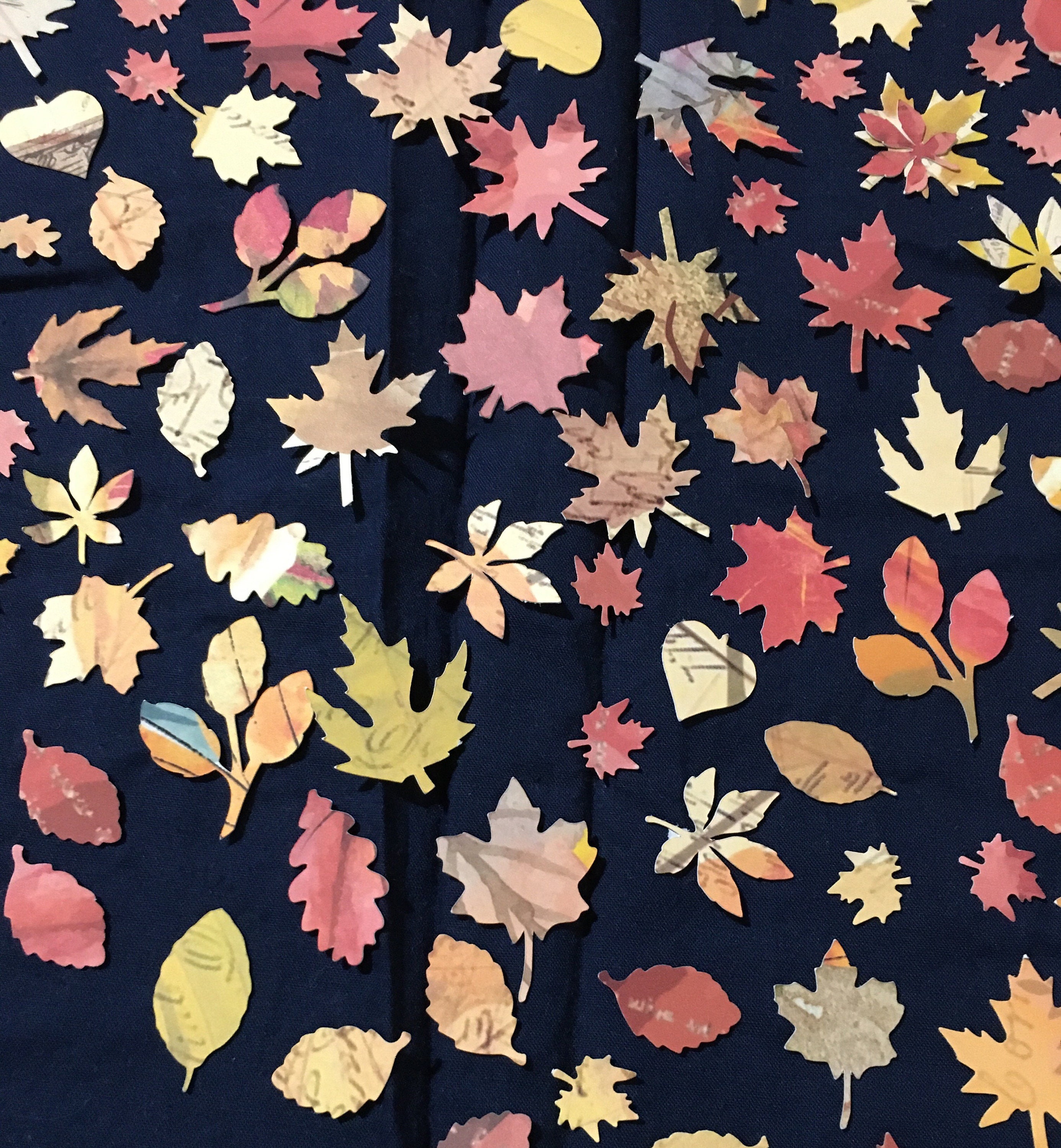 25 or 50 Fall Leaf Cutouts. Autumn Leaves Small Leaf Cutouts. - Etsy