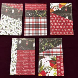 Christmas Pockets for Journals - Etsy