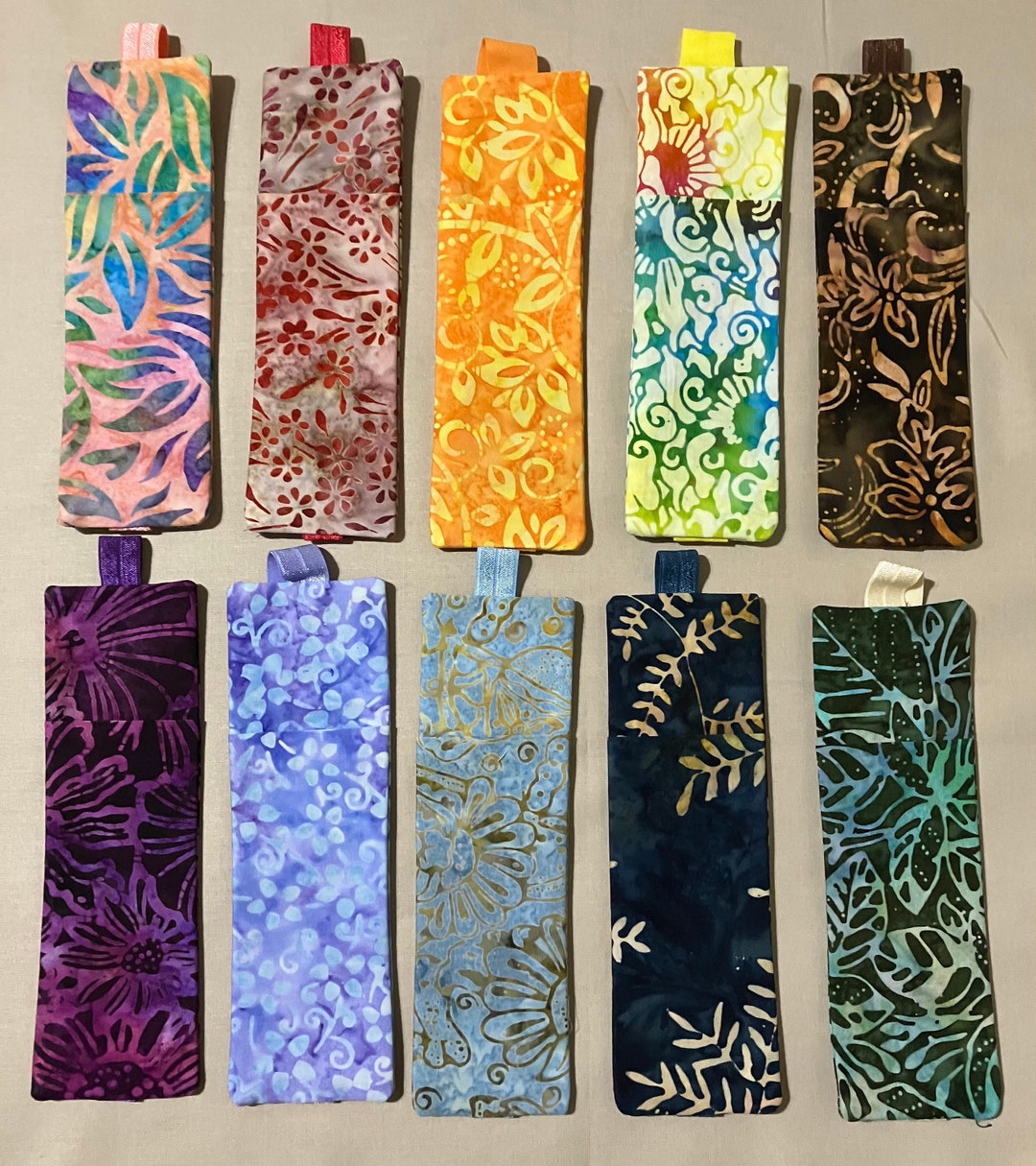 Pen Sleeves, 2 Sizes, Pen Holder for Notebook, Planner, Journal ...