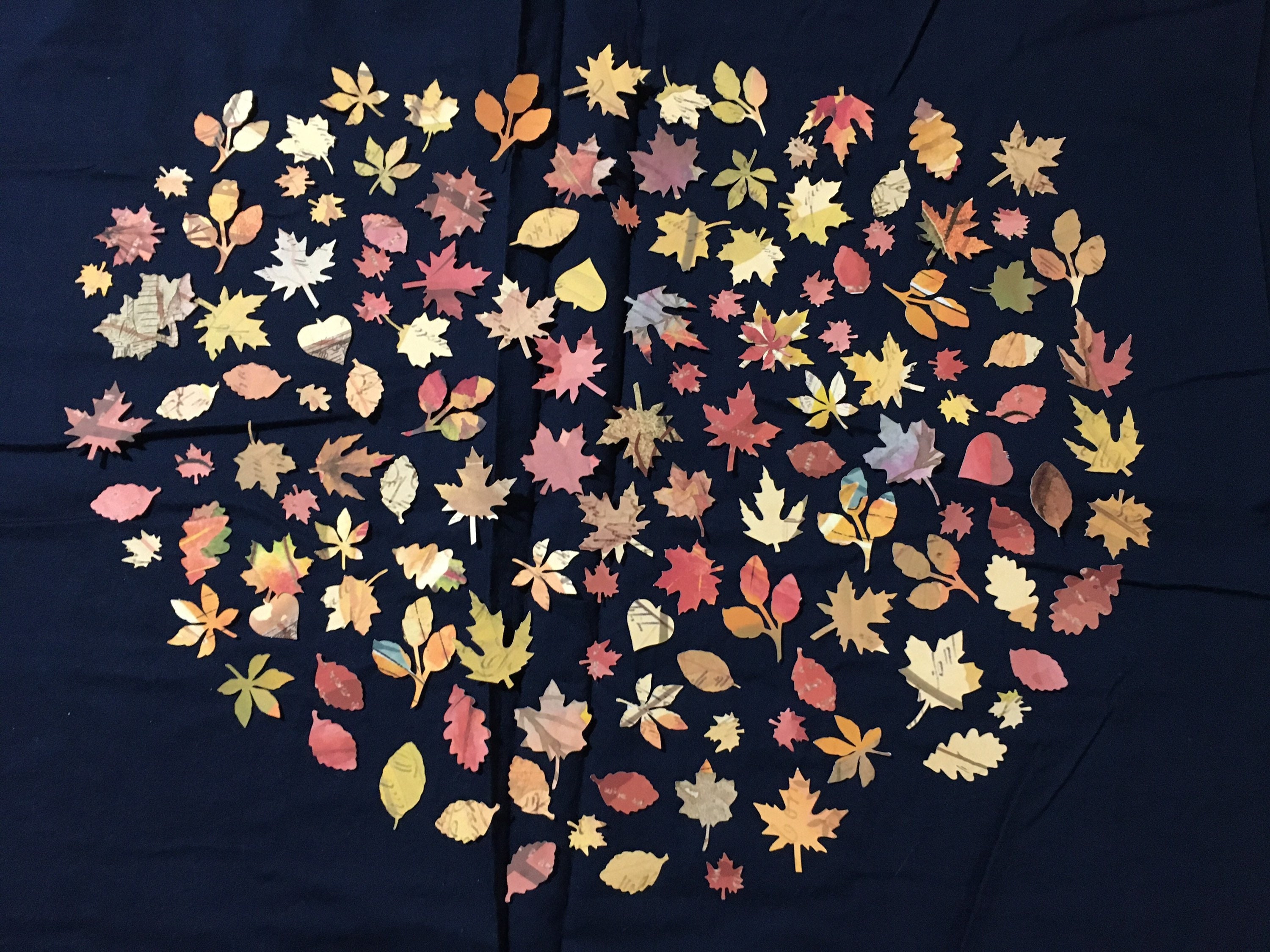 25 or 50 Fall Leaf Cutouts. Autumn Leaves Small Leaf Cutouts. - Etsy