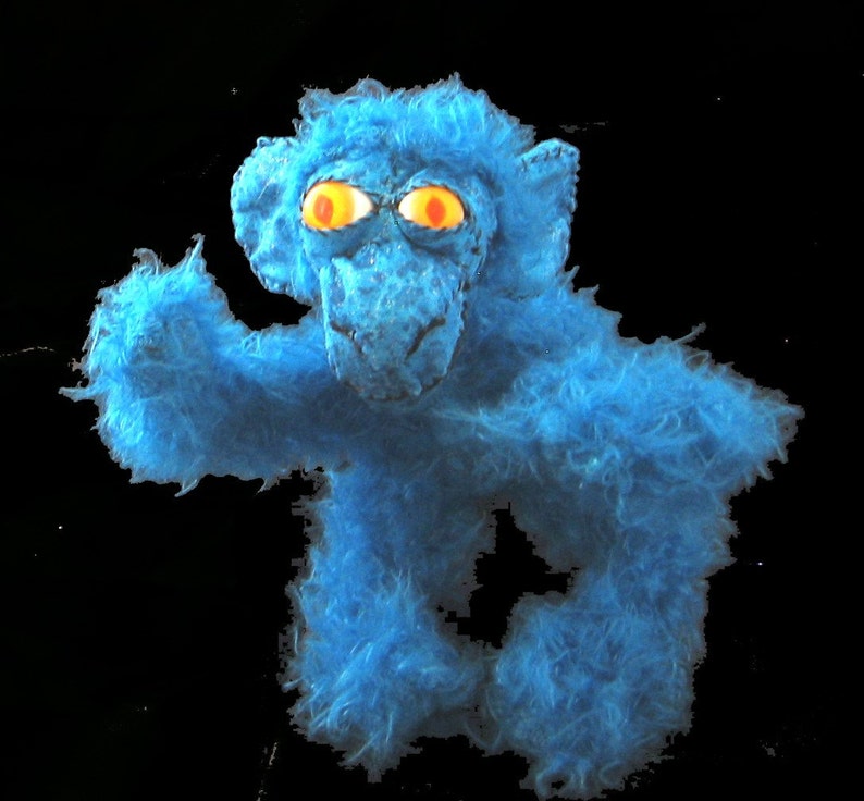 Soft Sculpture Magic Monkeys ALBERT Mojo Minkeys Turquoise - Etsy