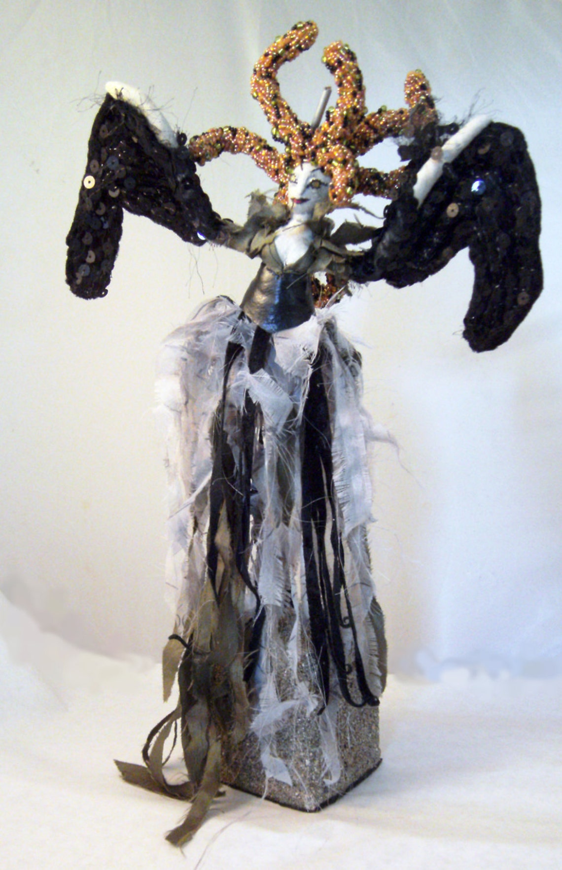 Custom Gothic Supernatural Soft Sculpture Art Doll - Etsy