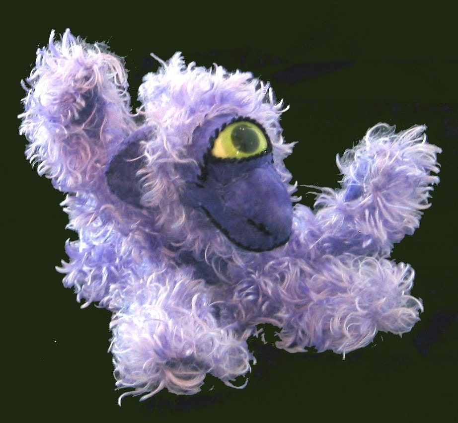 Plush Purple Monkey Mojo Minkeys BETTE Soft Sculpture Monkey Doll - Etsy