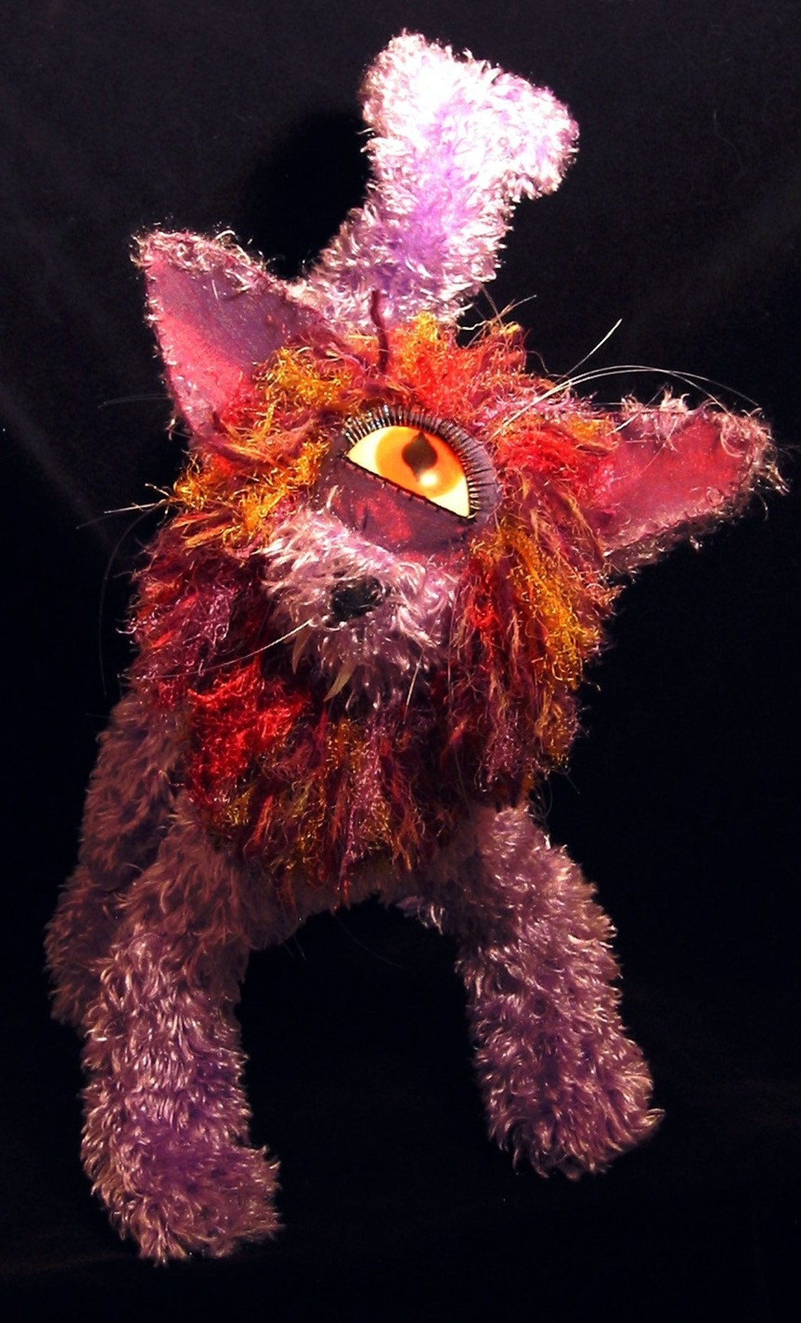 Plush Magic Cats Tigerlily Purple Plush Cat - Etsy