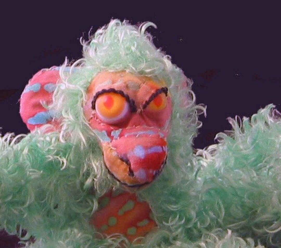 Green Plush Monkey Elvis Magic Monkey Stuffed Animal - Etsy