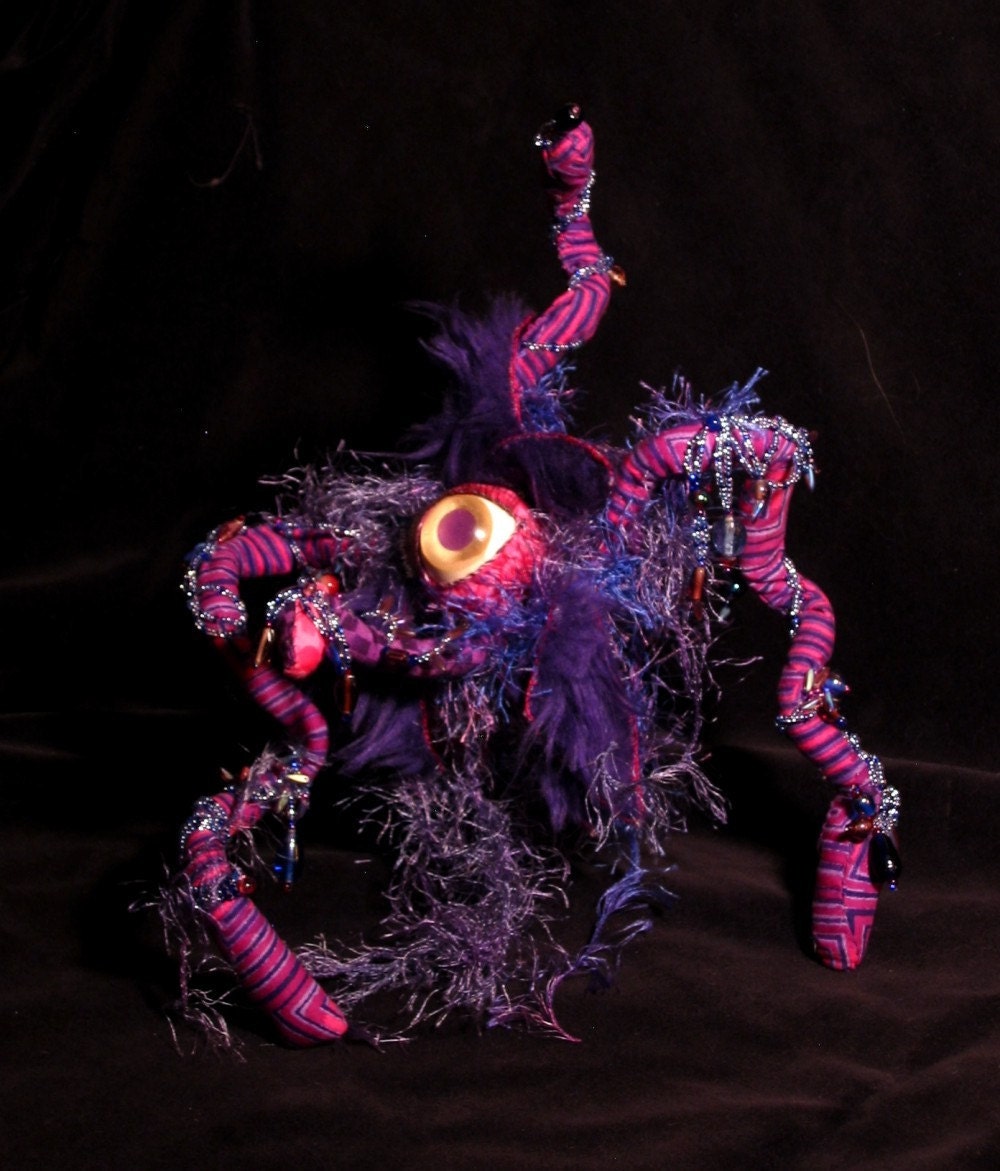 Soft Sculpture Cute Monster Alien Zara Wrathful Ruler of the Crawling ...