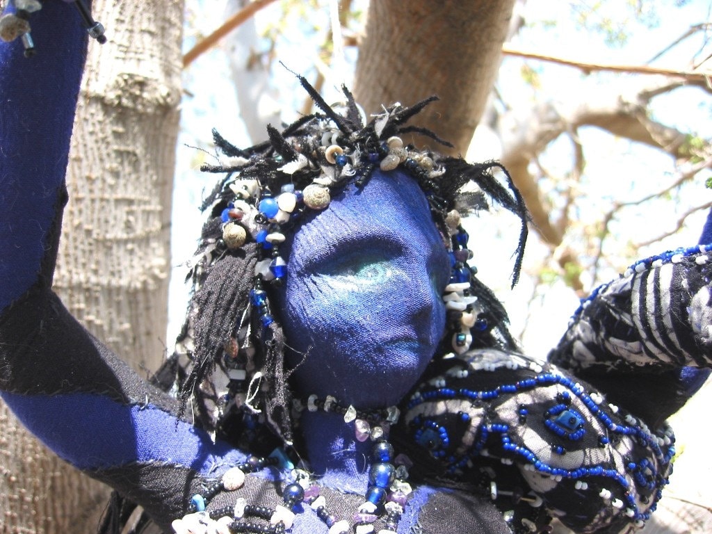 OOAK Art Doll Victorian Snake Dancer Eve Cloth Art Doll - Etsy