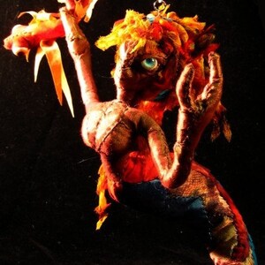 OOAK Art Doll LURI Soft Sculpture Water Demon Mermaid - Etsy