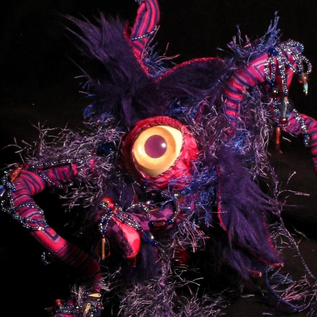 Soft Sculpture Cute Monster Alien Zara Wrathful Ruler of the Crawling ...