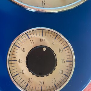 Vintage Decorative I Love Lucy Kitchen Hanging Blue Wall Clock and Dial ...