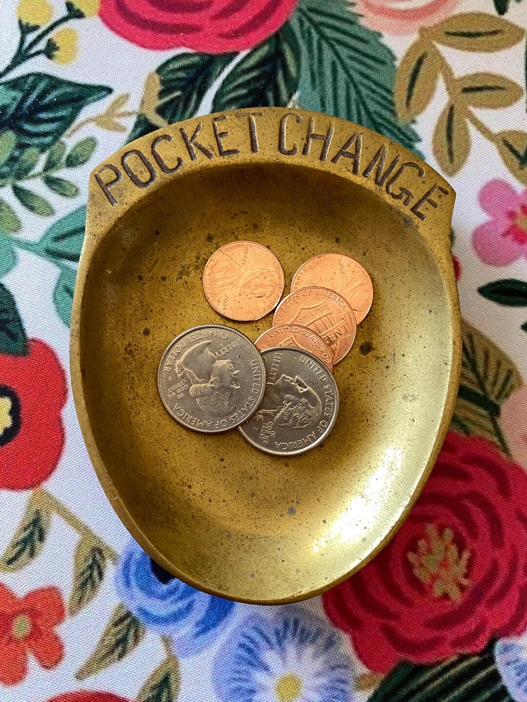 Vintage Brass Pocket Change Holder/container From India (change Not ...