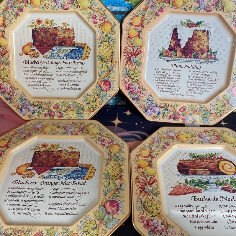 Retro Recipe Tin - Etsy