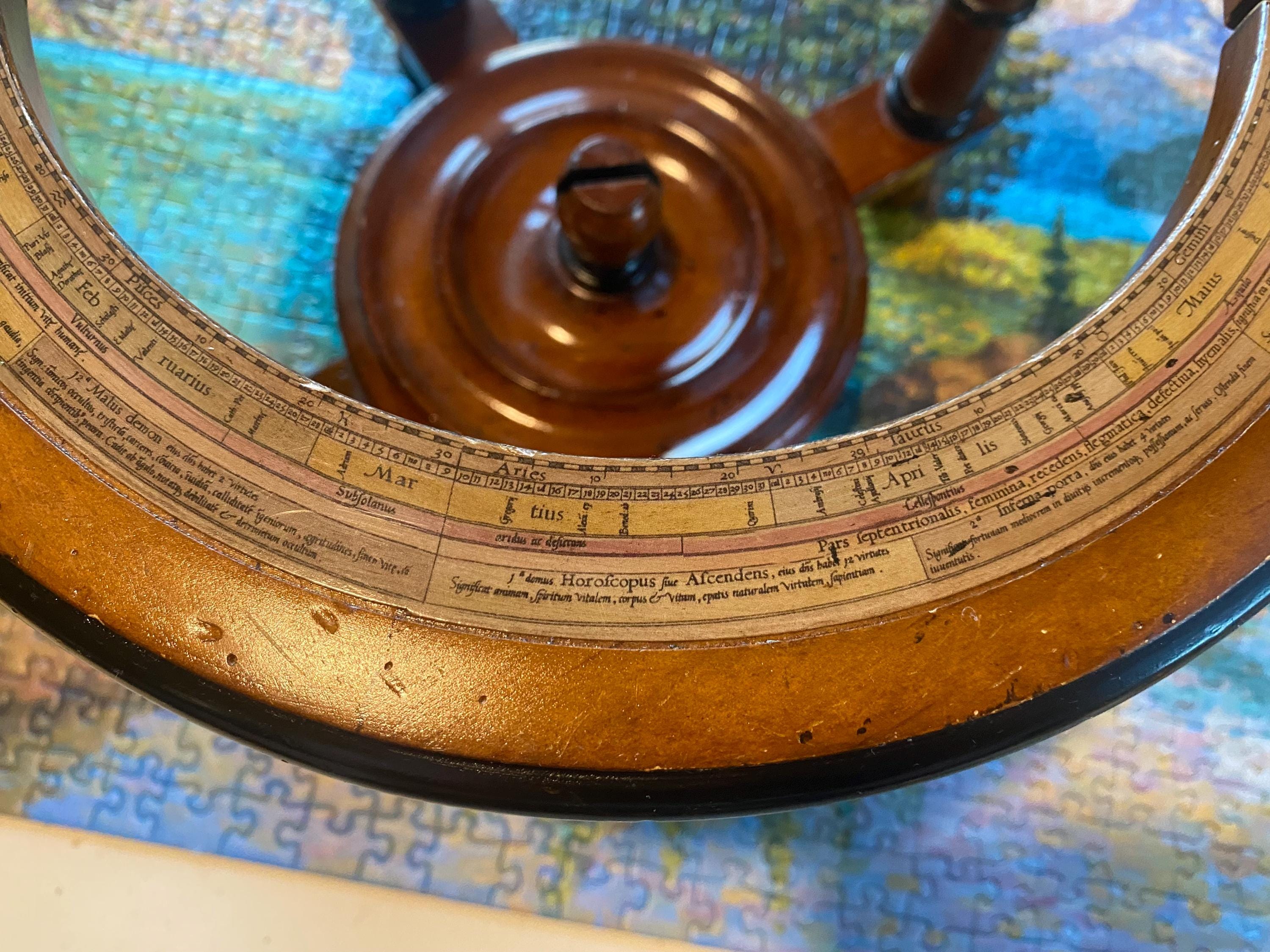 Vintage 16th Century Old World Model Four Point Globe Stand by ...