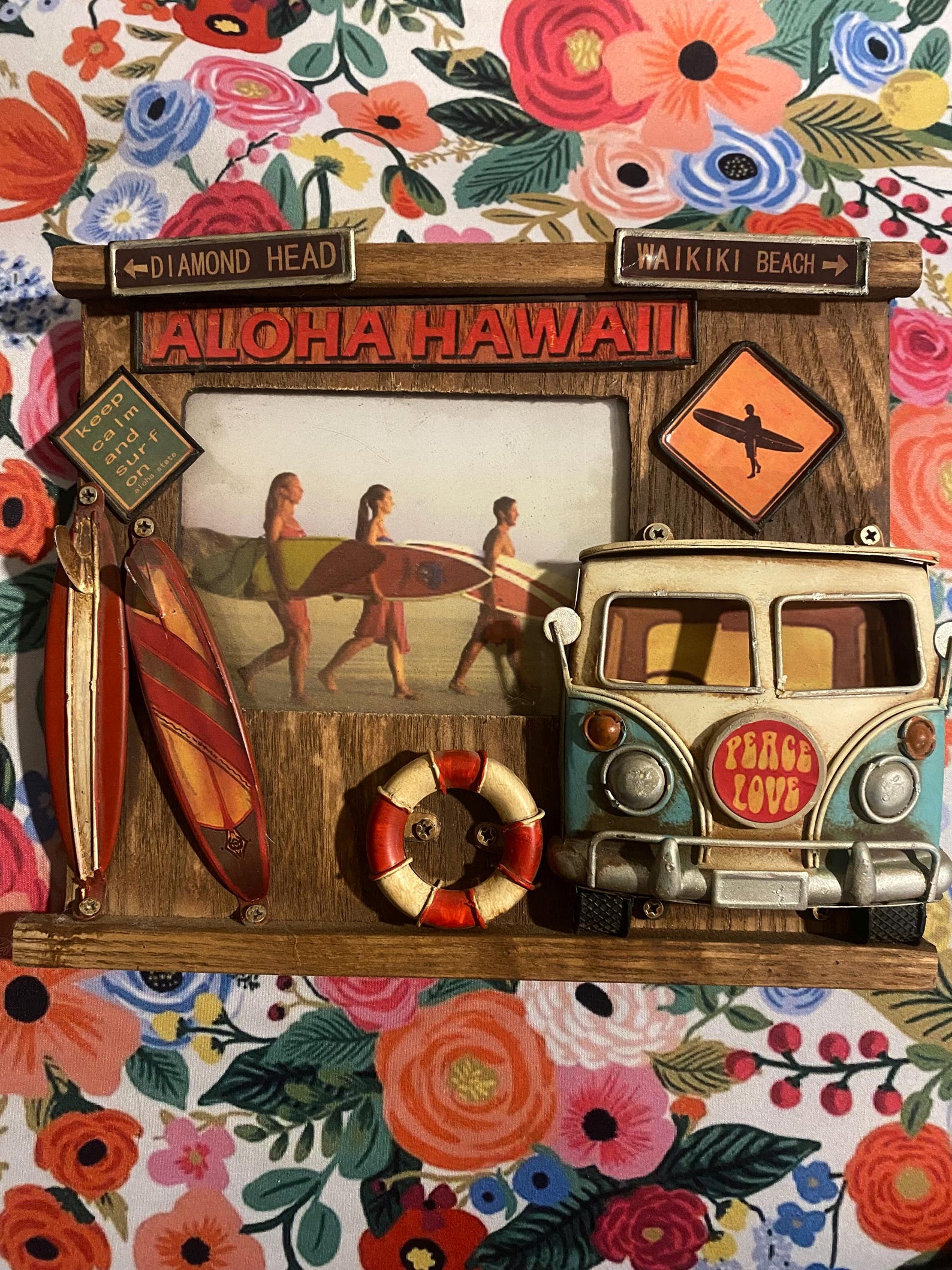 Aloha Hawaii Picture Frame, Surf and 70s Themed - Etsy