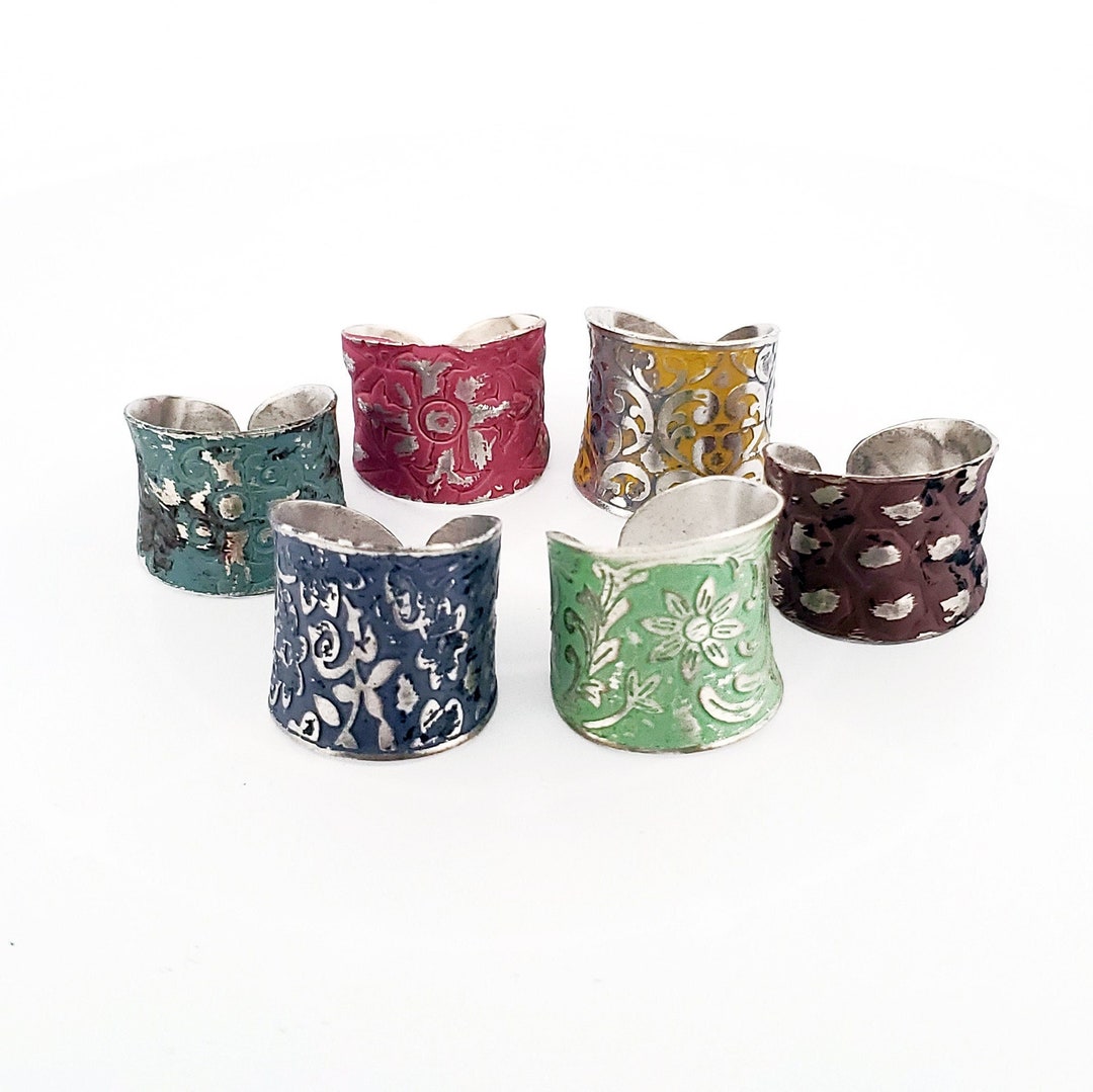 Silver Ring, Rustic Patina Ring, Silver Patina Ring, Artisan Patina ...