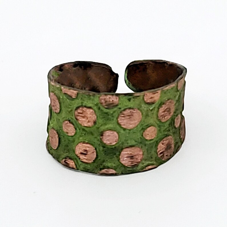 Copper Ring Rustic Patina Ring Copper Patina Ring Artisan - Etsy