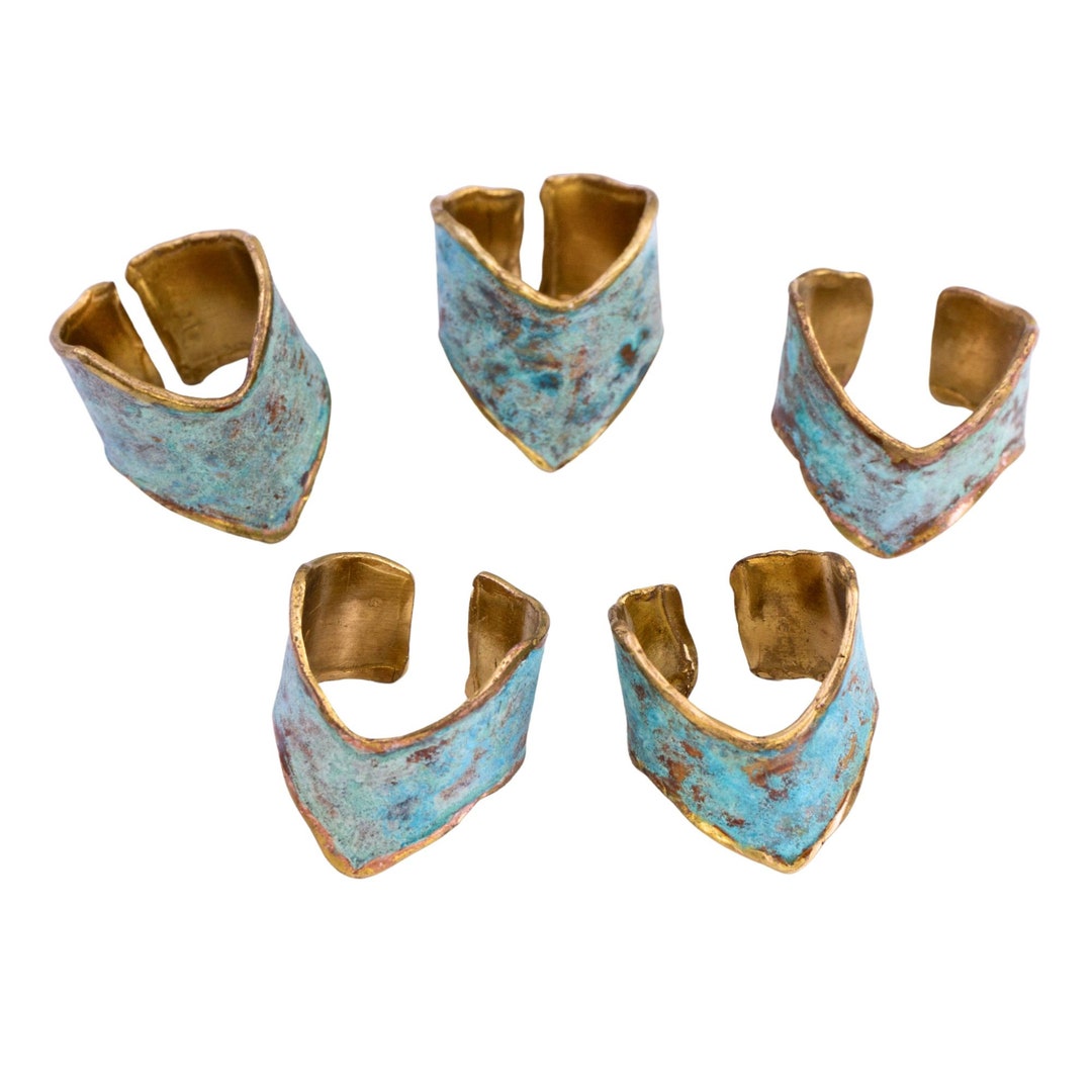 Brass Patina Ring, Rustic Patina Ring, Artisan Patina Jewelry ...