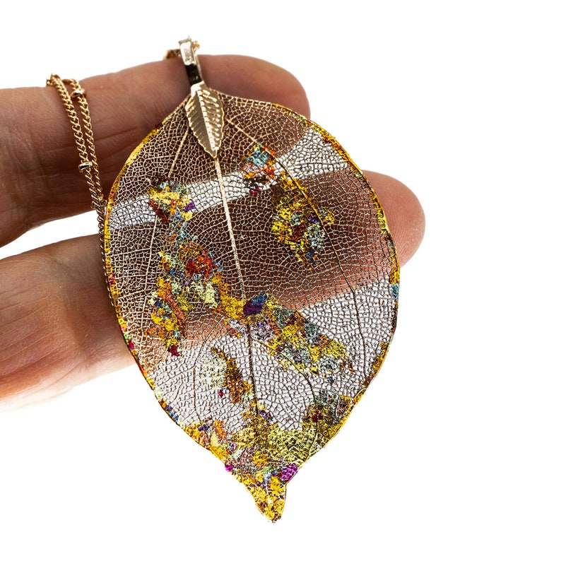 Leaf Jewelry Nature Jewelry for Women Real Leaf Pendant | Etsy