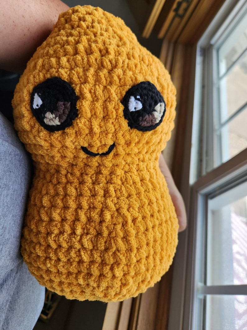 Cute Baby Peanut. Handmade Crochet Peanut Plushie - Etsy