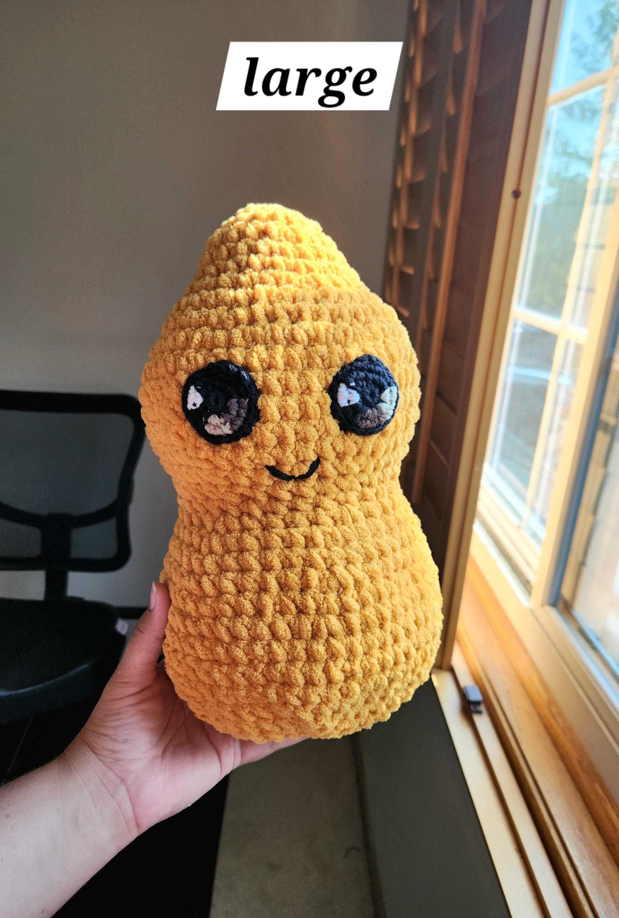 Cute Baby Peanut. Handmade Crochet Peanut Plushie - Etsy
