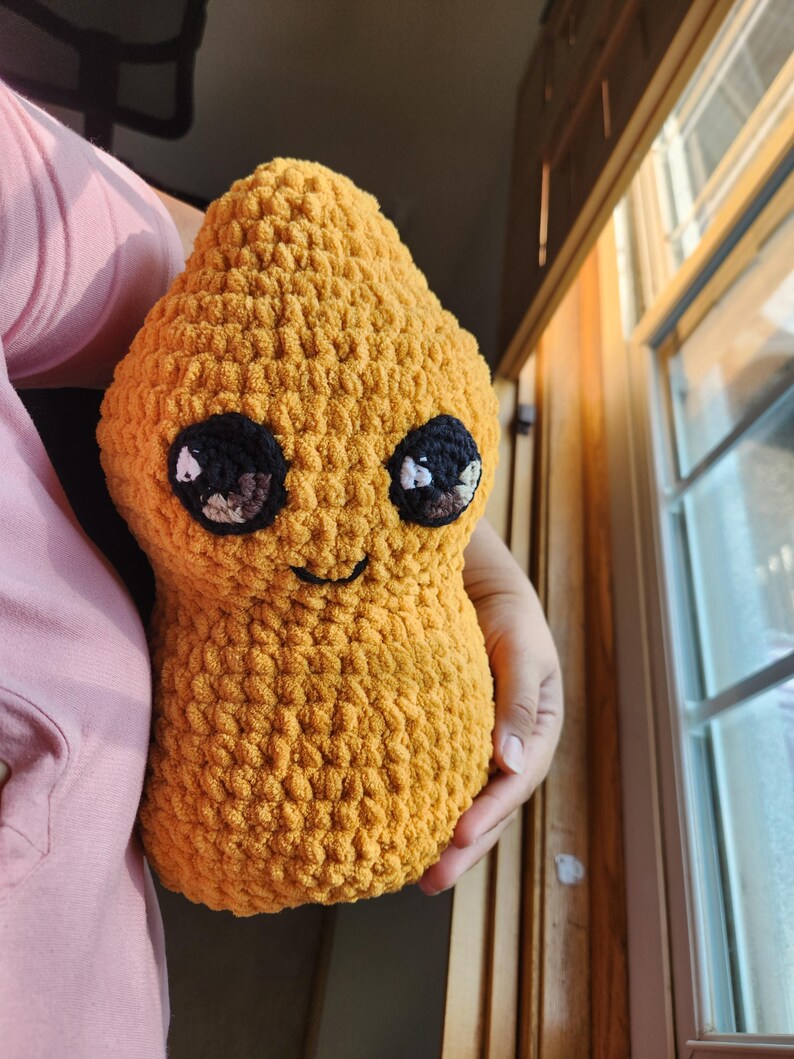 Cute Baby Peanut. Handmade Crochet Peanut Plushie - Etsy