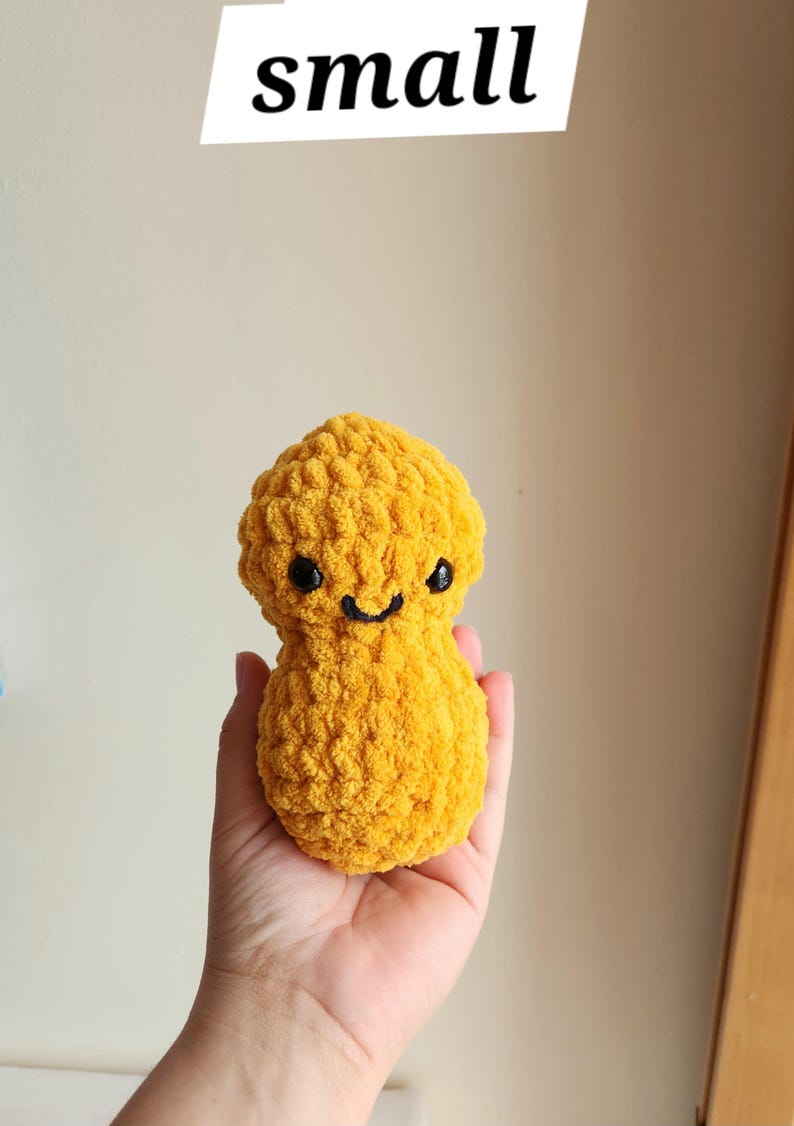 Cute Baby Peanut. Handmade Crochet Peanut Plushie - Etsy