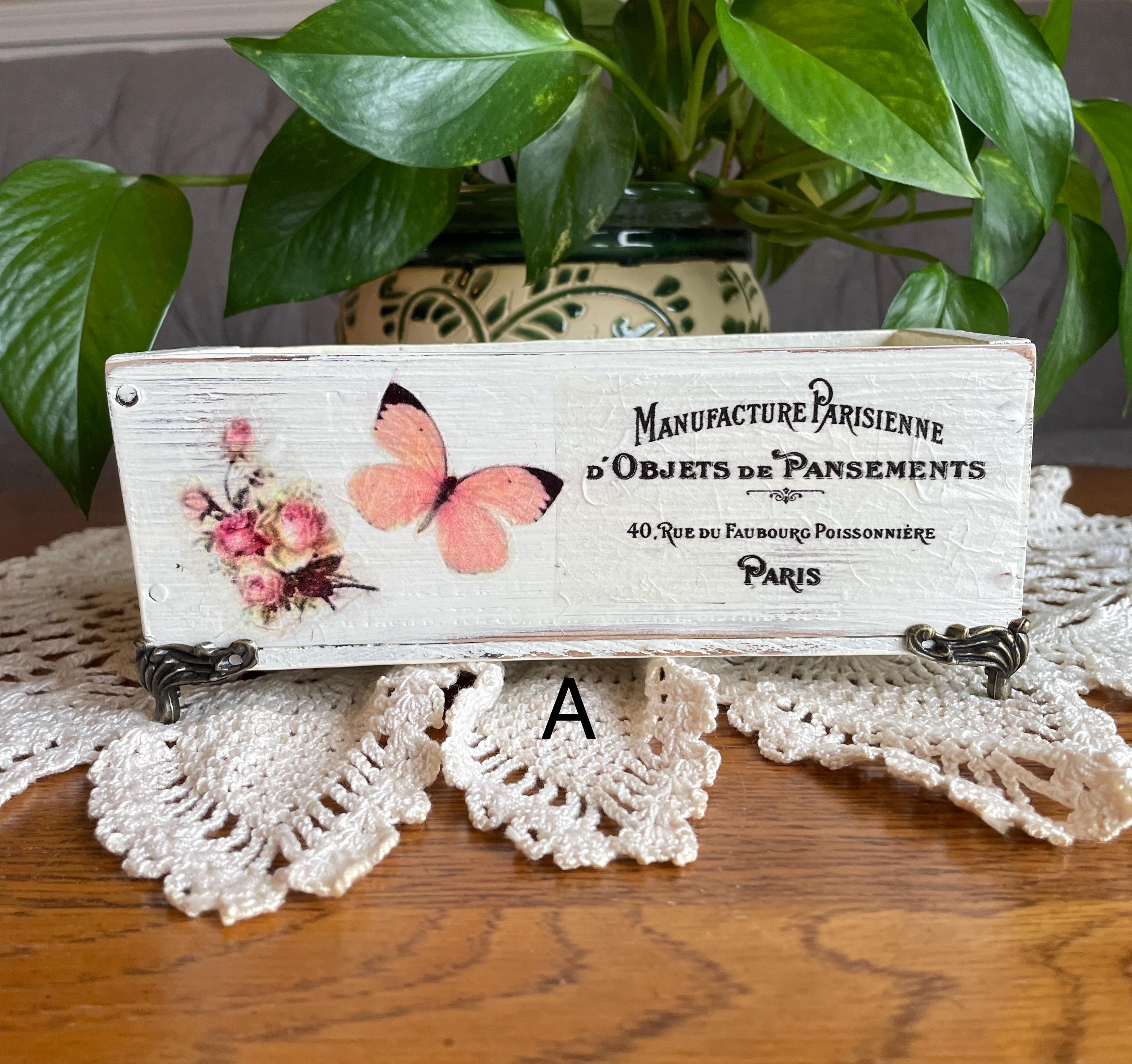 Painted Vintage Cheese Boxes: French Country Farmhouse Decor - Etsy