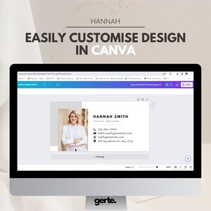 Email Signature Template for Canva - Blog Email Design - Canva Editable ...