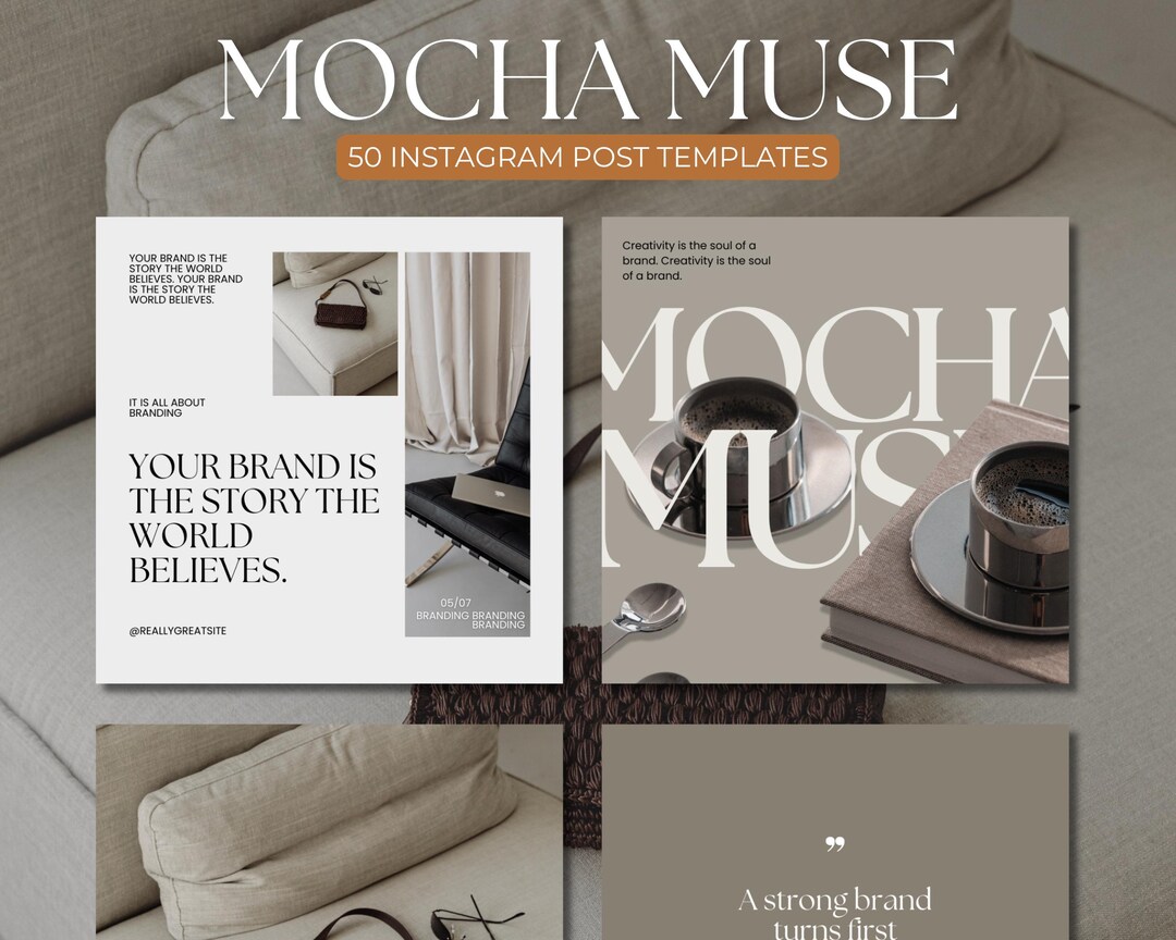 50 Canva Instagram Templates for Creative Branding | Editable Social ...