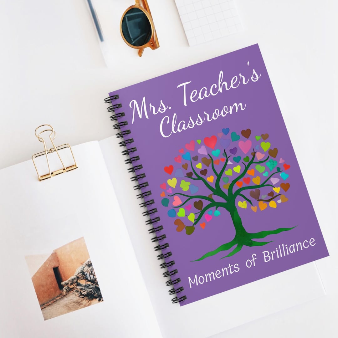 Personalized Teacher Appreciation Journal: Teaching Moments, Kids ...