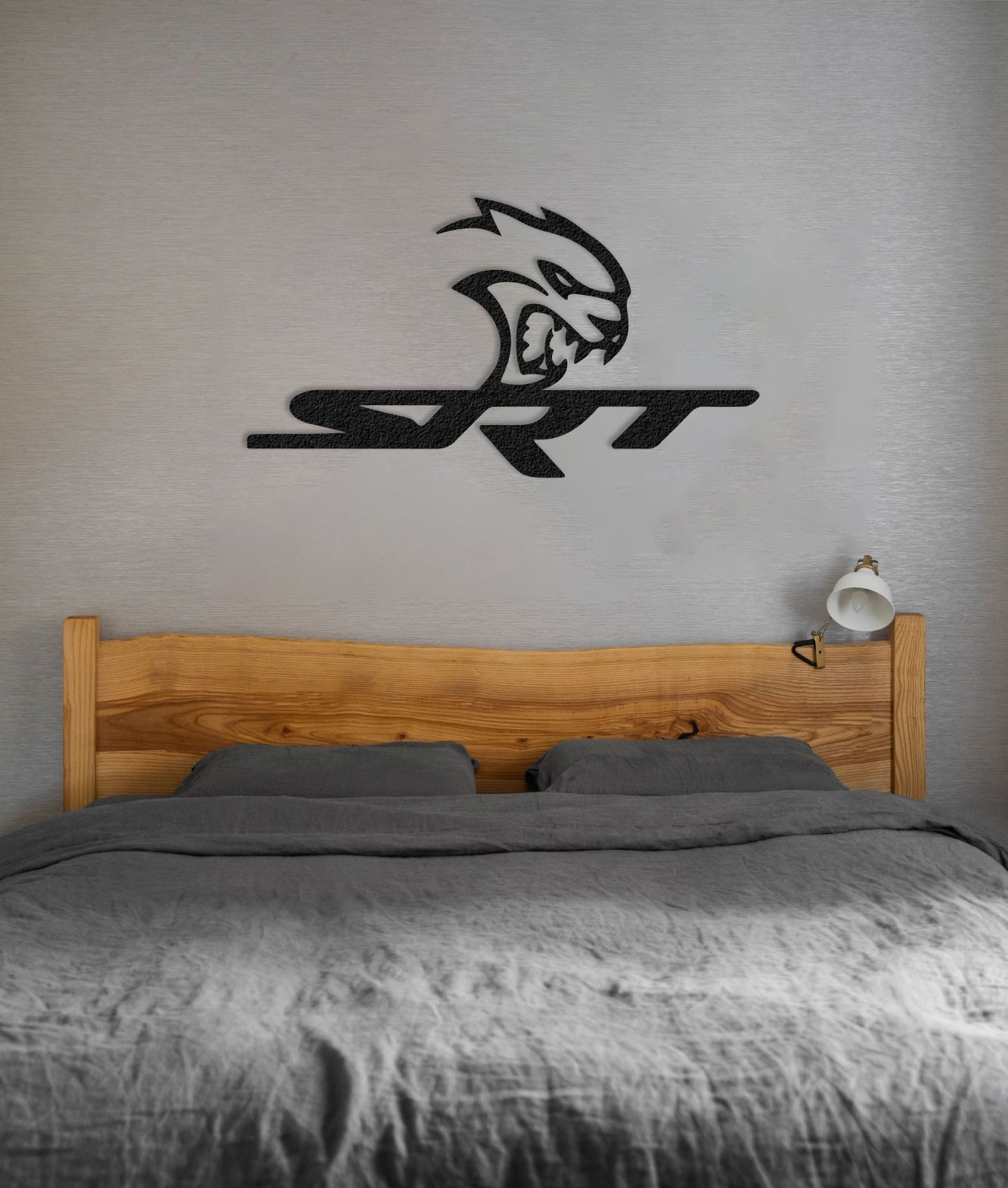 Custom Hellcat LED Wall Art, Metal Car Decor With Hellcat Logo, Perfect ...