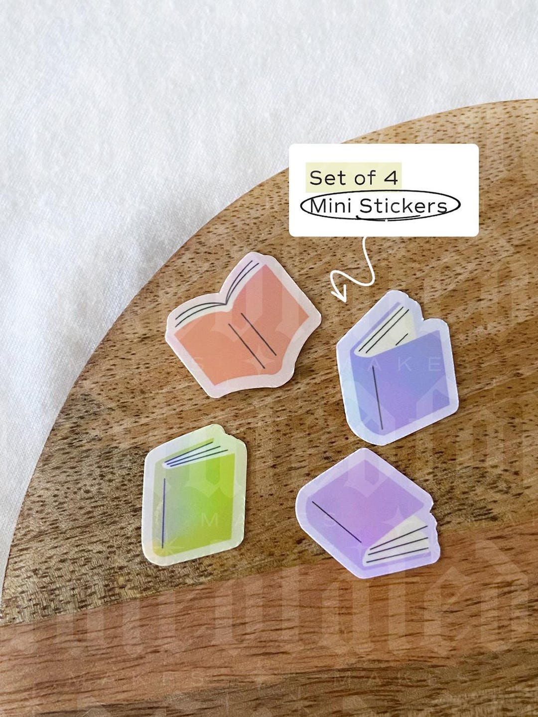 4 Pack of Gap Filler Mini-stickers | Books | Bookish | Stickers - Etsy