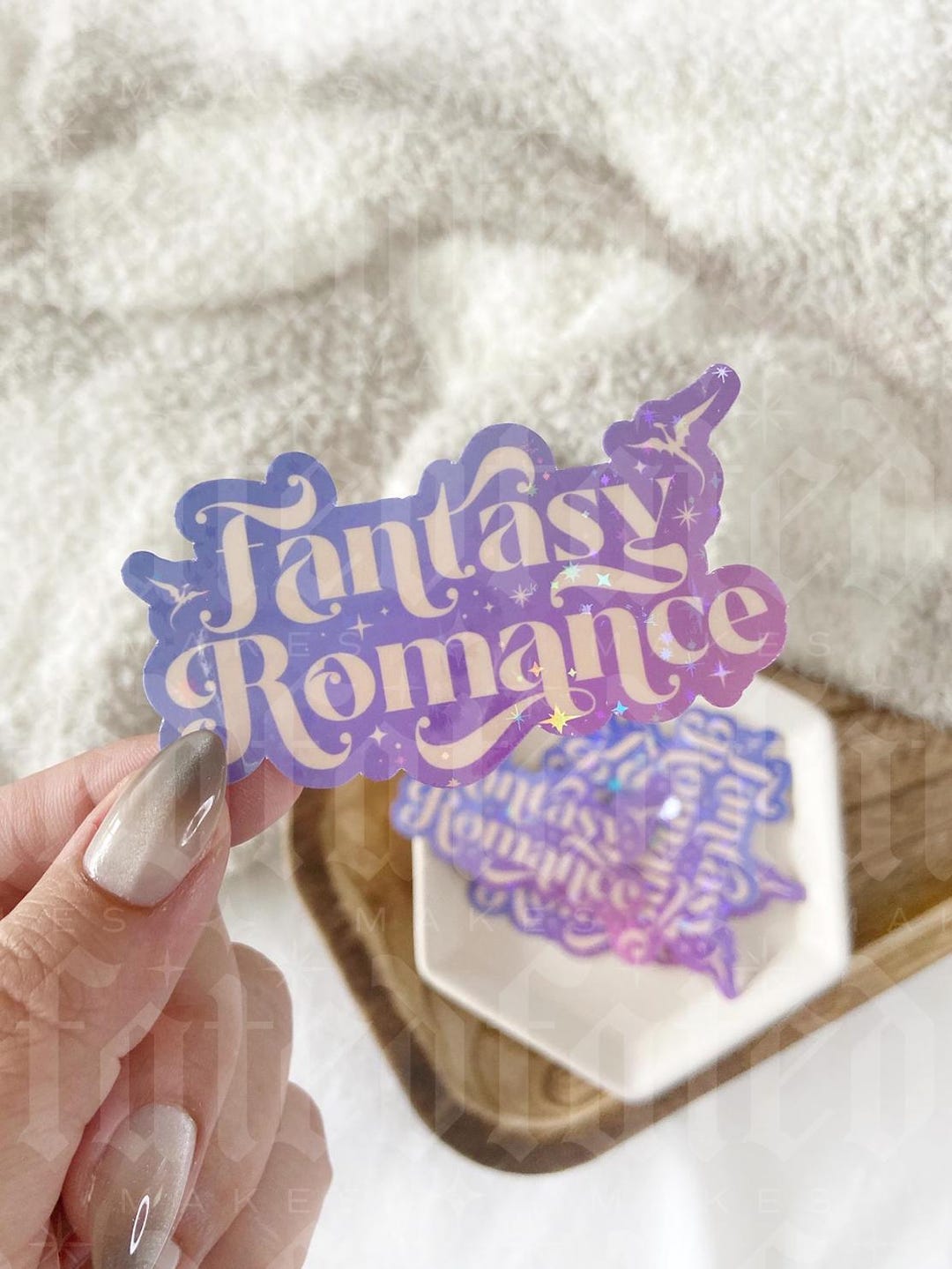 Fantasy Romance | Romantasy | Bookish Sticker | Kindle Sticker - Etsy