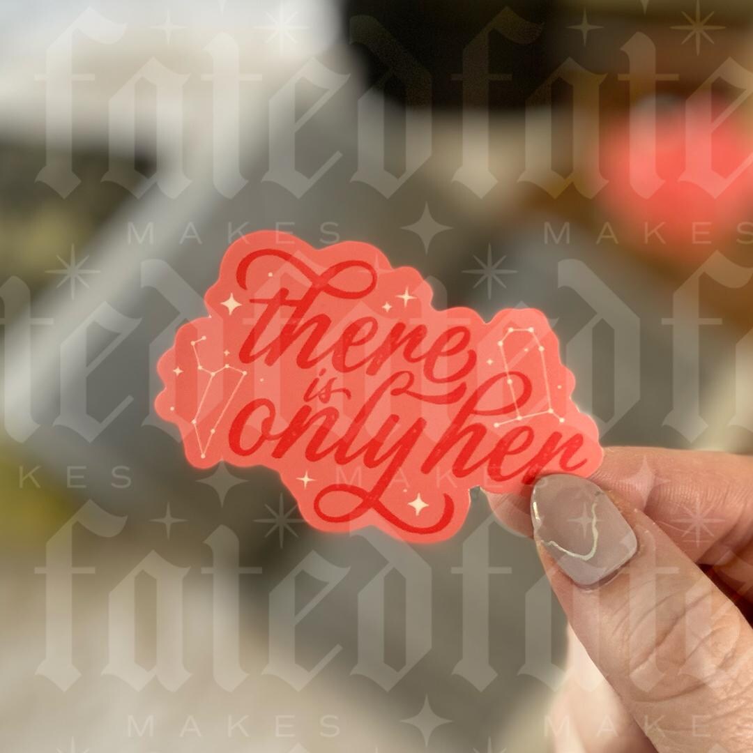 There is Only Her | Tory and Darius | Zodiac Academy | Sticker ...
