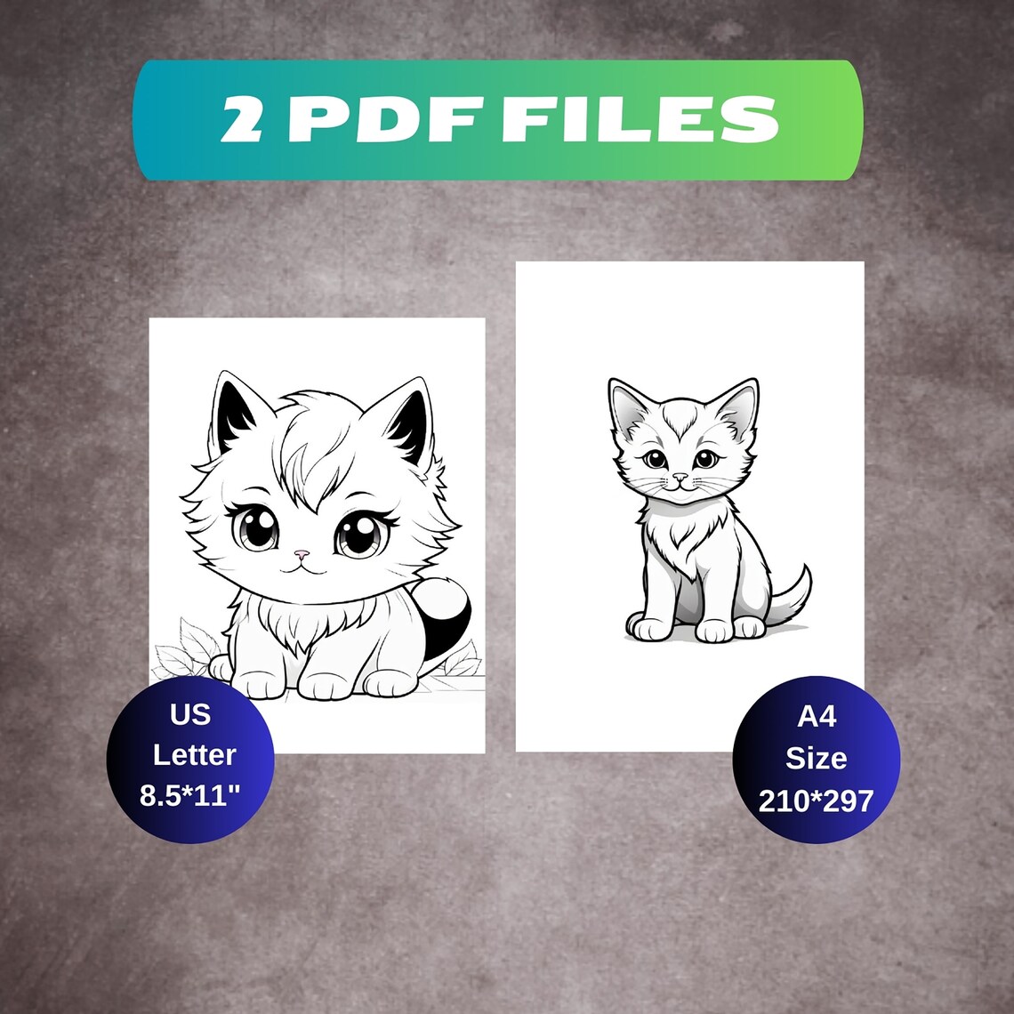 30 Easy Kitty Coloring Pages for Kids Preschoolers Toddlers Coloring ...