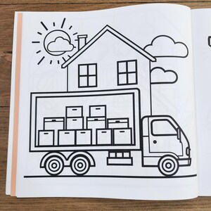 My New Home: Real Estate Coloring Book House Moving Realtor New Home - Etsy