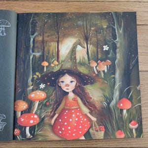 The Little Green Witch Children's Picture Book Witchy Magical Mushroom ...