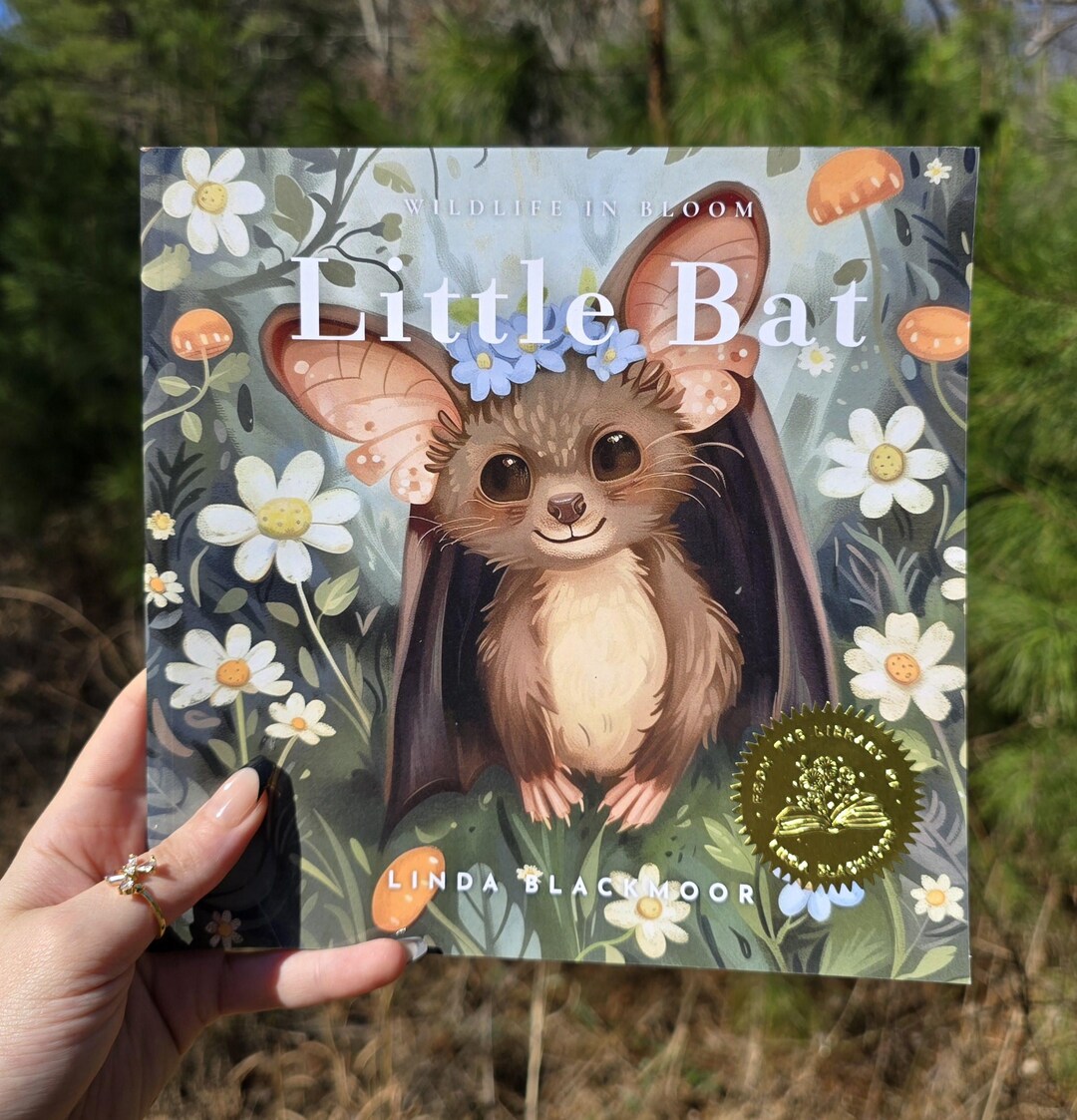 Little Bat | Wildlife in Bloom Series Picture Book Children Magical ...