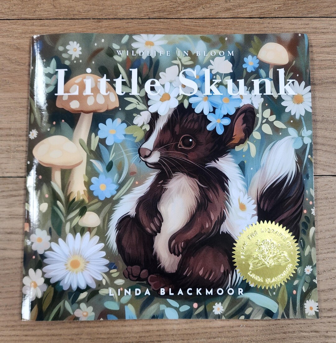 Little Skunk Wildlife in Bloom Series Picture Book Children Magical ...
