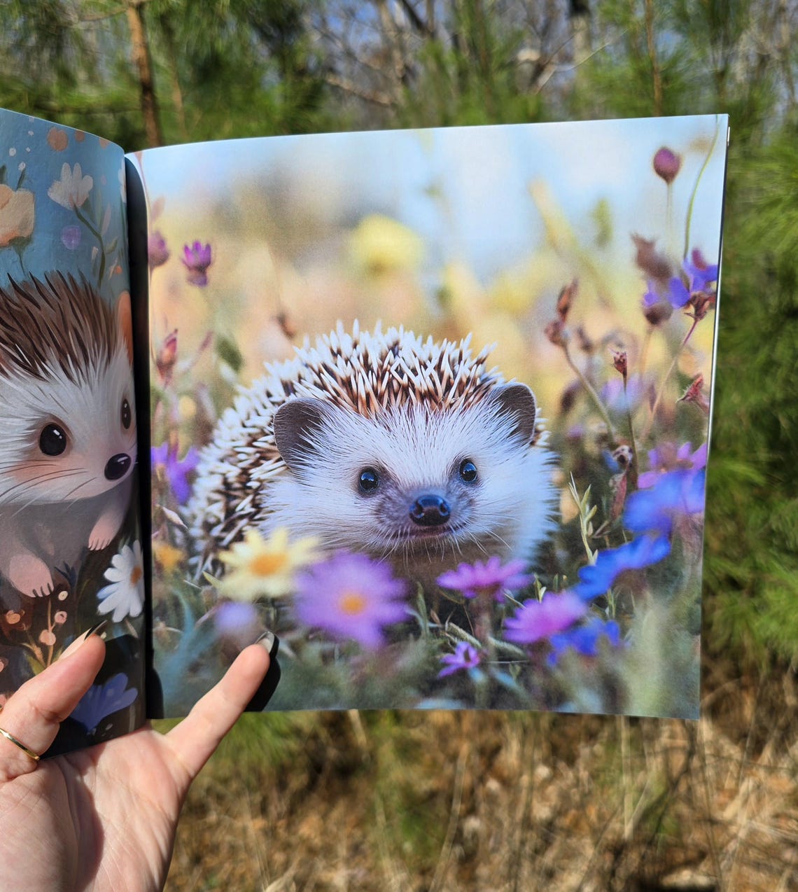 Little Hedgehog | Wildlife in Bloom Series Picture Book Children ...