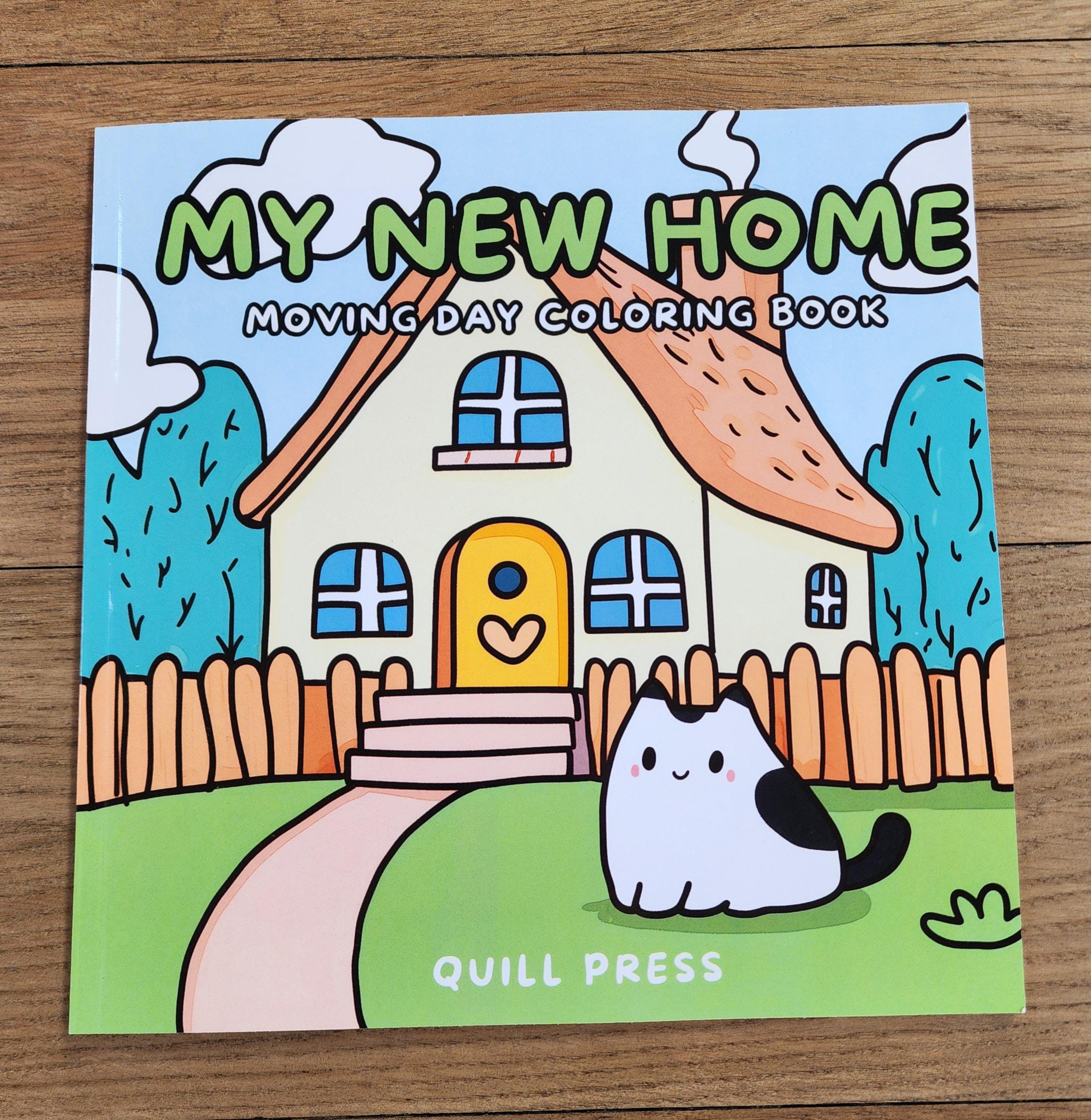My New Home: Real Estate Coloring Book House Moving Realtor New Home - Etsy
