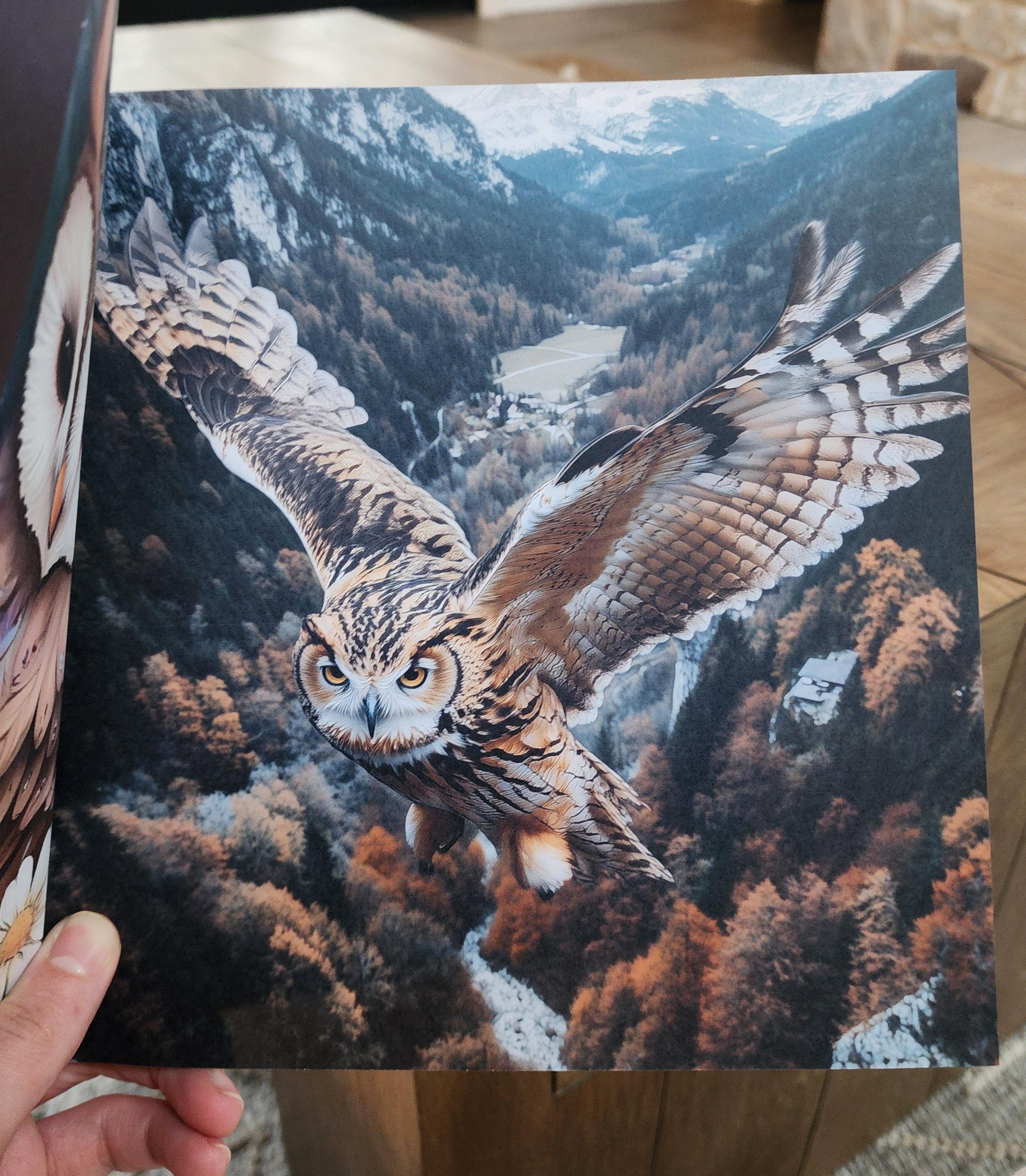 Little Owl | Wildlife in Bloom Series Picture Book Children Magical ...